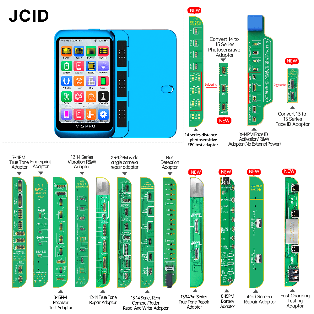 V1S Pro Programmer Nand Read and Write Purple Screen Repair for iPhone 6-14PM- JCID_JCID